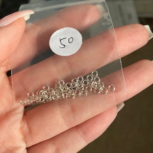 14K Solid Gold Open Jump Rings 2.8mm 3.7mm Solid Gold Jump - Etsy