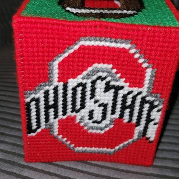 Plastic Canvas Tissue Box Cover Patriots - Etsy