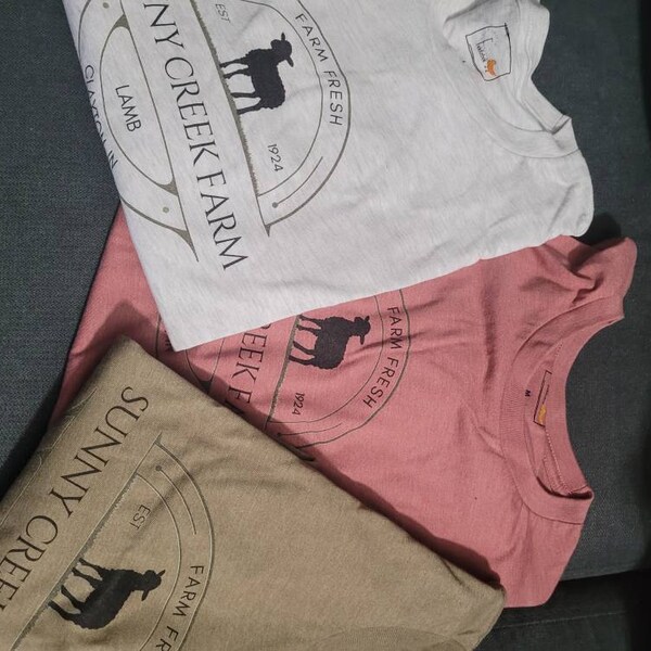 Custom Farm Tee Local Produce Dealer T-shirt Personalized Vegetable ...