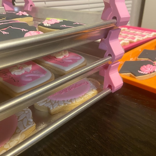 Baking Sheet Dividers Baking Sheet Organizer Baking Gifts Tray Stacker ...