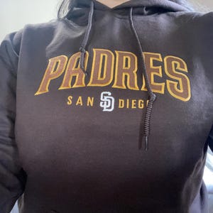 Padres San Diego Baseball Embroidered Crewneck Hoodie Padres Baseball ...