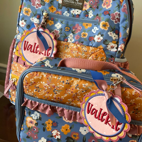 Custom Backpack Tags-monogrammed Tags-backpack Tags-monogrammed Tag ...