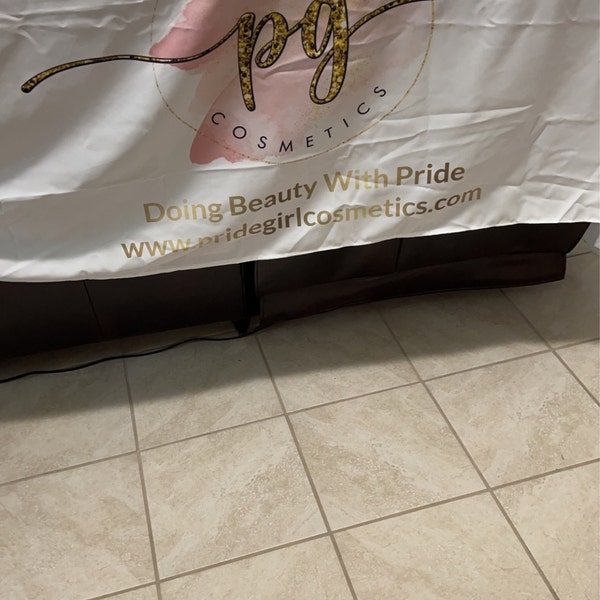 Full Color Trade Show Polyester Custom Tablecloth for Event, Craft Fair ...