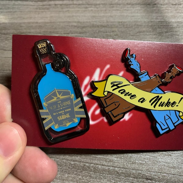 Exploding Nuka Cola Enamel Pin - Etsy