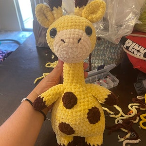 Giraffe Crochet Pattern, Giraffe Amigurumi Pattern, Plush Bulky Yarn ...