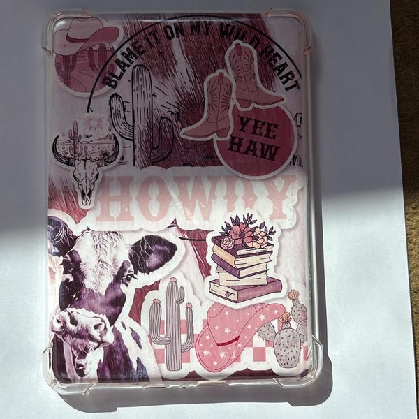 WESTERN Kindle Insert for Clear Case -PRINTABLE - Paperwhite, Basic ...