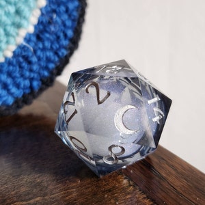 Purple Glitter Galaxy Dice Moth Dice Set - Etsy