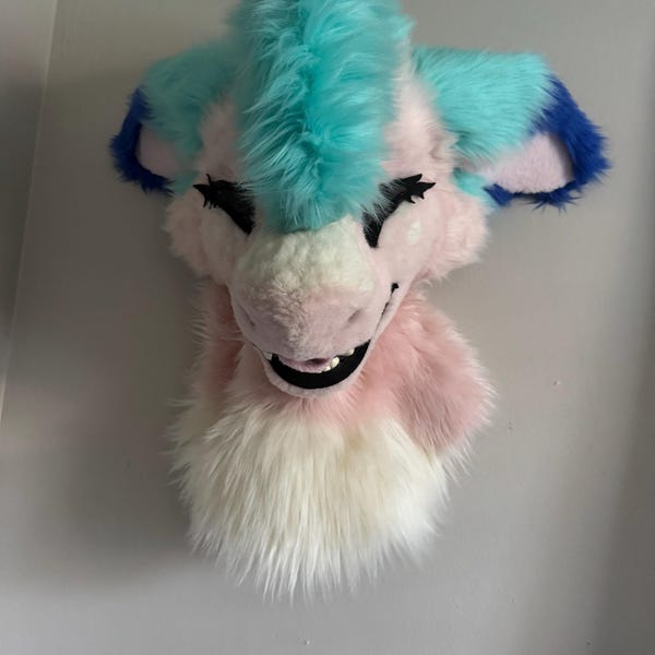 Fursuit Head Wall Mount: Cosplay Headgear Display (10lb Max Load) - Etsy