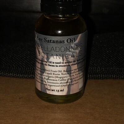 Ave Satanas Ritual Oil - Etsy
