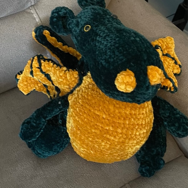 Yoki the Dragon Amigurumi Crochet Pattern - Etsy