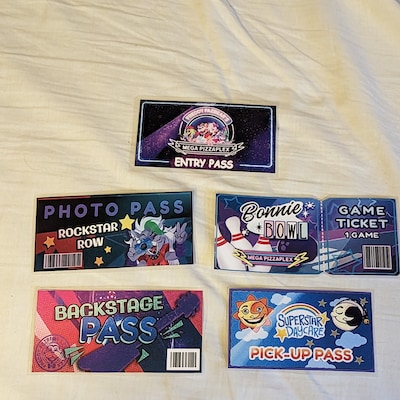 FNAF Security Badge Personalized Badge Security Breach Freddy Fazbear ...