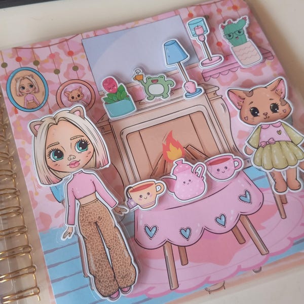 Avatar World Paper Doll: Emotions Busy Book (digital Download) - Etsy