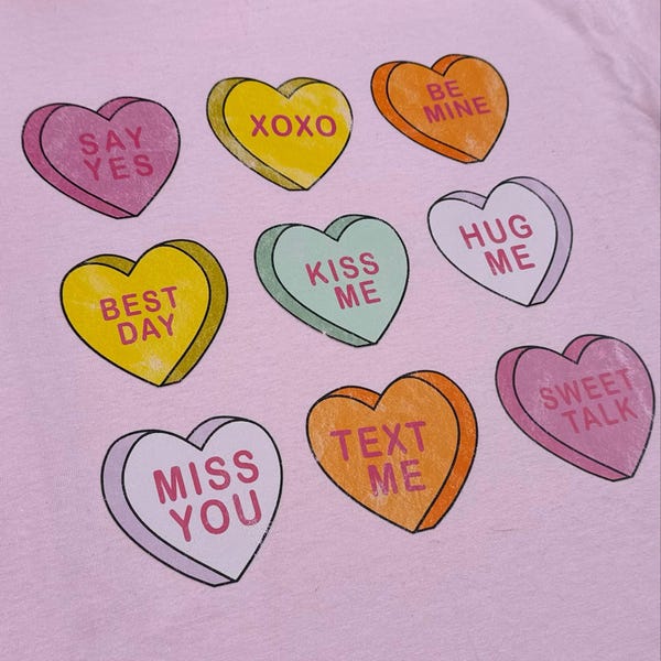 Pink Valentine Coquette Heart DTF Transfer for Ready to Press ...