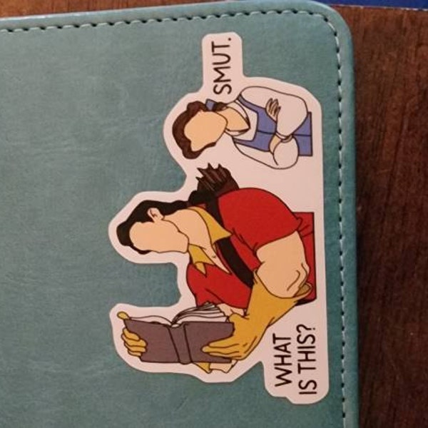 Belle Bookworm Smut Sticker Beauty and the Beast, Booktok, Spicy ...
