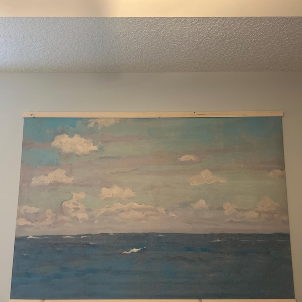 Vintage Coastal Art With Scripture | Ocean Scripture Wall Art ...