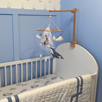 Mobile Hanger for Crib by Okidokids™ Baby Mobile Arm Modern White ...