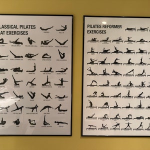 PILATES WUNDA CHAIR Exercises Chart Digital Download, Pilates Studio ...