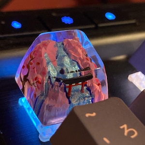 Torii Gate Artisan Keycap, Japanese Keycaps, Artisan Resin Keycap ...
