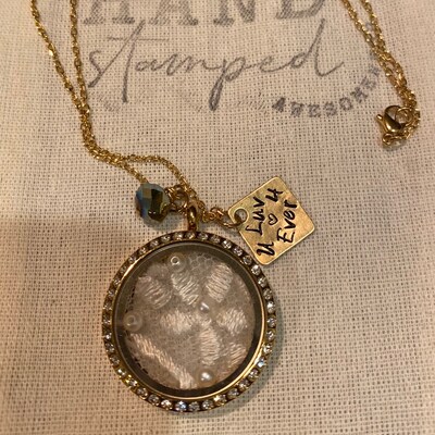 Wedding Lockets, Custom Memory Lockets With Your Wedding Dress ...