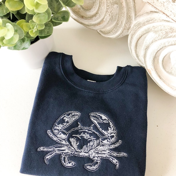 Machine Embroidery Design Crab - Nautical Embroidery Design in 2 Sizes ...