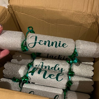 Christmas Personalised Crackers - Etsy UK