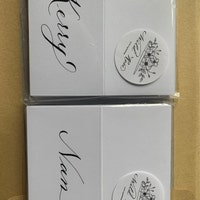 Handwritten Place Names Gold Calligraphy Wedding Place Cards Gold Ink ...