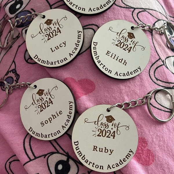 Class of 2026, School Leavers Keyring Sets, Teacher Pupil Gift, Whole ...