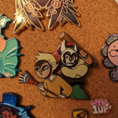 Toh Magnetic Hard Enamel Pin - Etsy