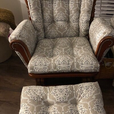 Wingback Rocker Replacement Cushions / Canadian Rocker Cushions ...