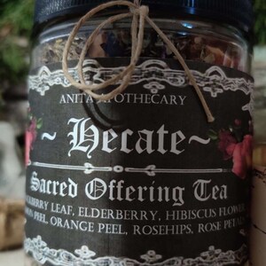 Hecate Sacred Offering Teagoddess Tea, Witchcraft, Magick, English Tea ...