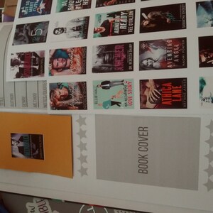 Waterproof Hand-cut Custom Book Cover Vinyl Matte Stickers for - Etsy