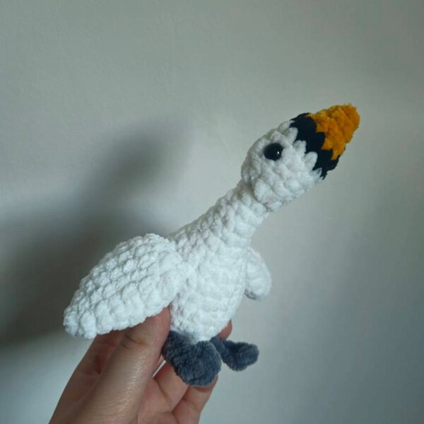 Crochet PATTERN Goose Keychain, Amigurumi Tutorial PDF in English, Dog ...