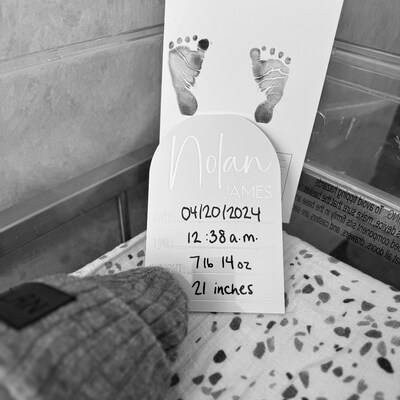 Golf Monthly Milestone Discs Wooden Monthly Milestone Markers Baby ...