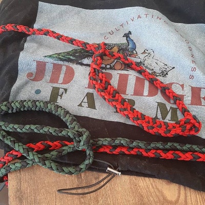 Goat / Sheep Rope Halter leander Braided Paracord - Etsy