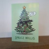 Funny Bruce Springsteen Cartoon Pun Christmas or Birthday Card A6 - Etsy UK
