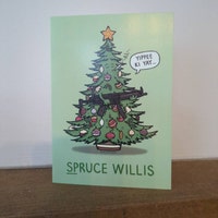 Funny Bruce Springsteen Cartoon Pun Christmas or Birthday Card A6 - Etsy UK
