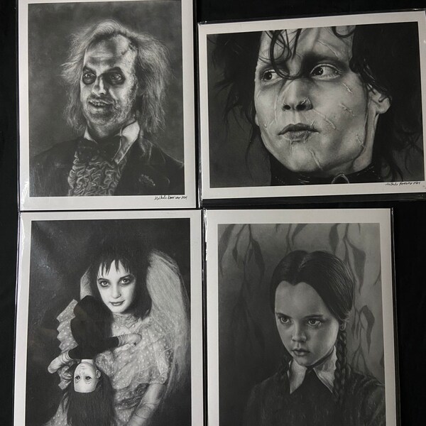 Fine Art 8x10 Print Illustrated Portrait of Christina Ricci as ...