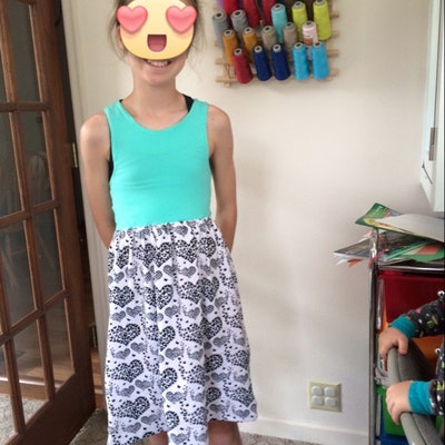 Girls Maxi Dress Pdf Sewing Pattern, Summer Maxi Dress Sewing Pattern ...