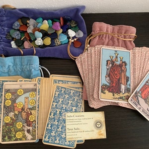 Large Tarot, Oracle, Rune Reading Cloth / Spread Cloth in Cotton Velvet ...