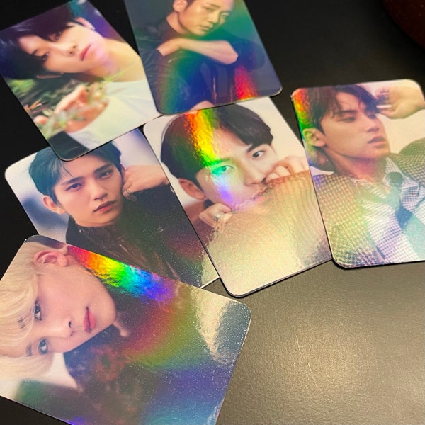 CUSTOM KPOP Holographic Photocard SET - Etsy