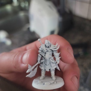 Ag Vampire Miniature Female With Sword Dungeons and Dragons Mini - Etsy