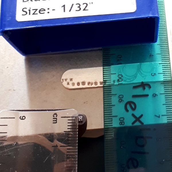 36pc Number & Letter Punch Set Alpha Numeric Carbon Steel Punches Craft ...