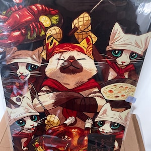 Grammeowster Chef 11x17 Print Monster Hunter | Etsy