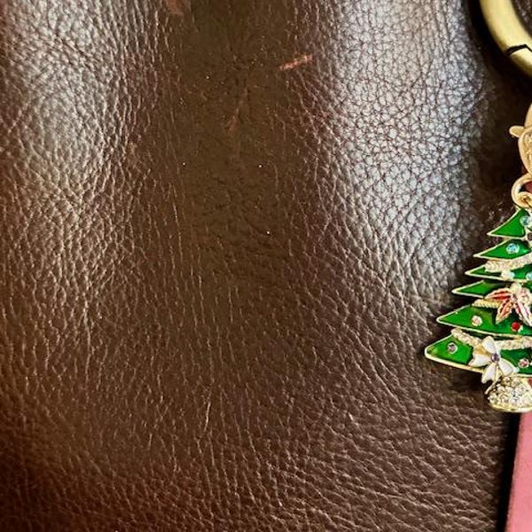Butterfly Lily Purse Charm - Crystal Bag Jewelry - Purse Dangle - Calla ...