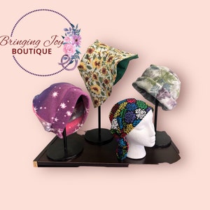 Scrub Cap Sewing Pattern Style6 With Buttons Printable Scrub - Etsy