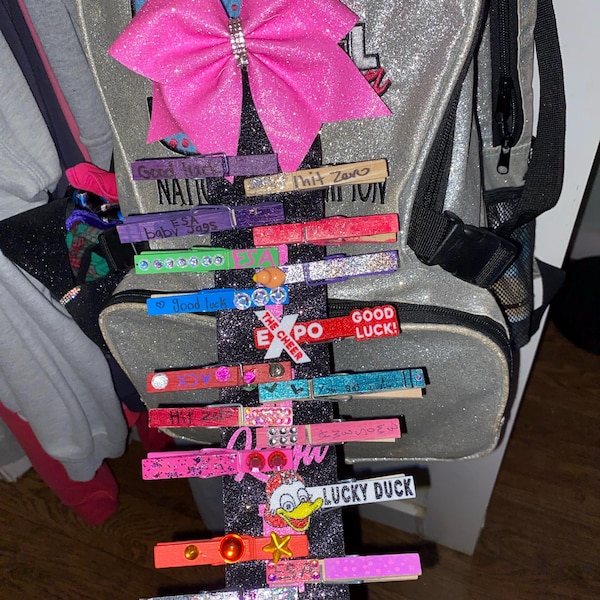 Pin Me Pin Holder Spirit Pin Holder Cheer Gift Cheerleader Gift Comp ...