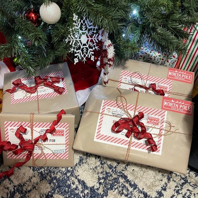 Late Gift From Santa Template Printable Delayed Christmas - Etsy