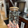 Bikini Bottom Under the Sea Inspired Iced Coffee Glass Cup With Lid and ...