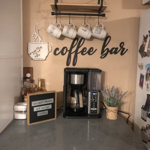 Coffee Sign Kitchen Sign Coffee Bar Sign Rustic Kitchen Decor Coffee ...