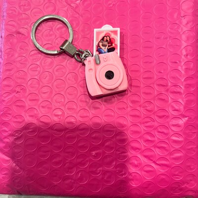 Mini Camera Keychain and Your Own Personalized Photo. Camera Keychain ...